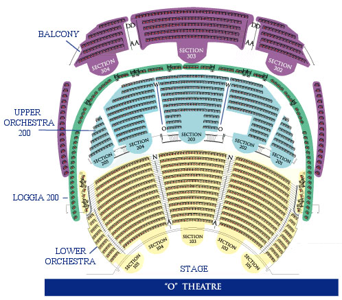 View Las Vegas Seating Charts to Find the Best Seats | ShowtimeVegas.com